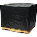 60 x 72" - 1.5 mil Poly Sheeting, Black, Single-Wound, 200/Roll - BGR