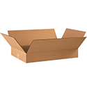 22 x 14 x 4" ECT-32 RSC Corrugated Box, 25 Boxes/Bundle - BGR