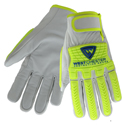 West Chester 9916 Cut Resistant Gloves - Hi-Vis Goat TPR Driver, 1 Pair
