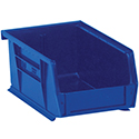 BGR Packaging : 7.375 x 4.125 x 3" Plastic Stack & Hang Bin Boxes, Blue ...