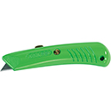Safety Grip Utility Knife, Neon Green, 10 Each/Case - BGR