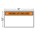 Packing List Envelopes - 5.5 x 10", Orange, "Packing List Enclosed ...