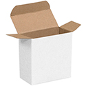 3 x 2 x 3" - .024" Thick Chipboard Box, White, 500/Case - BGR