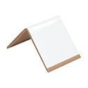 3 x 3 x 3" Edge Board Protectors - .160" thick, White, 720/Case