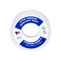 TFCO PTFE Thread Sealing Tape - 1/2" x 520", White, 144 Rolls/Case | BGR
